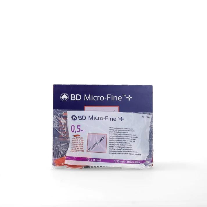 BD - Micro-Fine Plus İnsülin Enjektörü - 30G - 0,30 x 8 mm - 0.5 ml ...